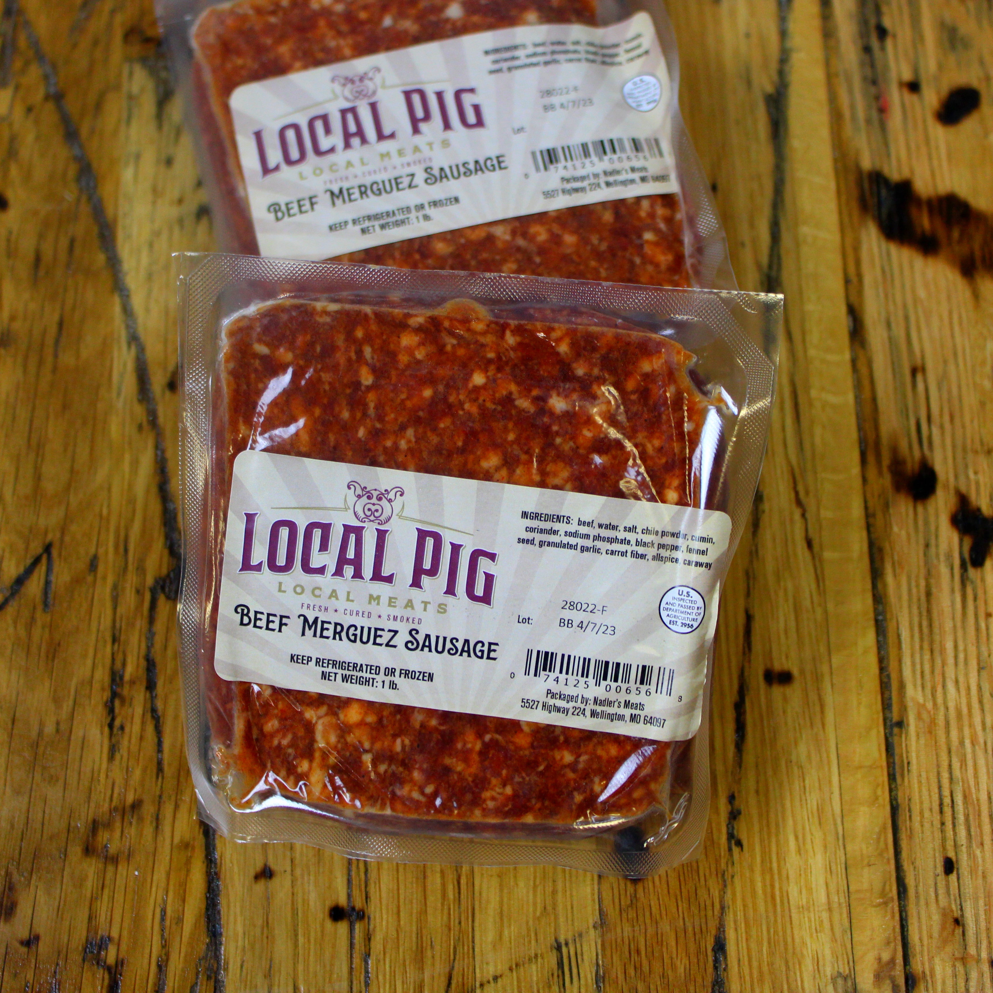 Beef Merguez Sausage | Local Pig Butcher Shop
