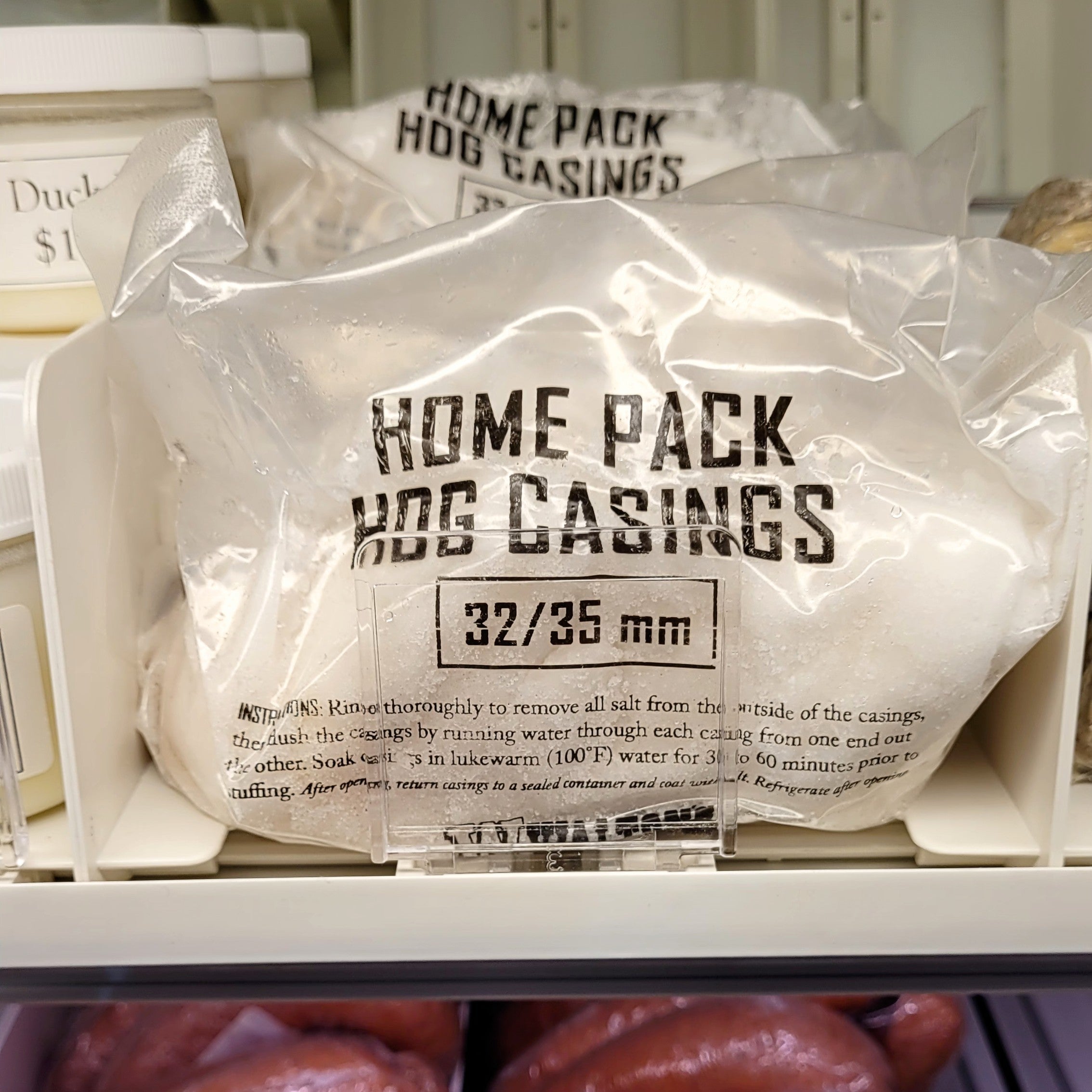 Natural Hog Casings (Home Pack) | Local Pig Butcher Shop