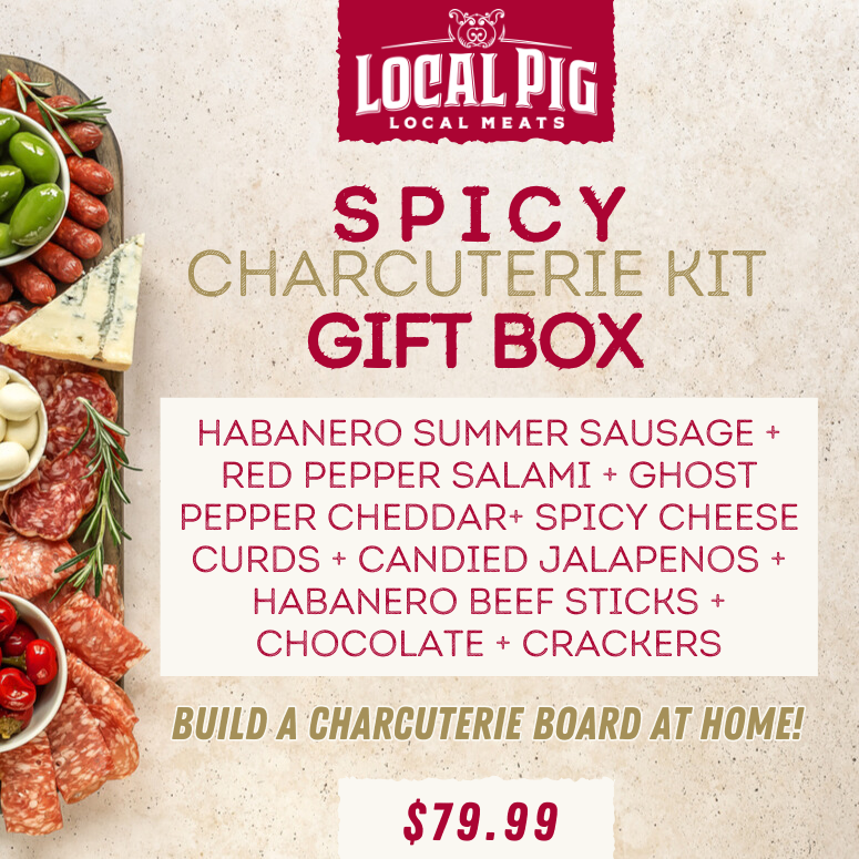 Gift Box - Spicy Charcuterie Kit | Local Pig Butcher Shop